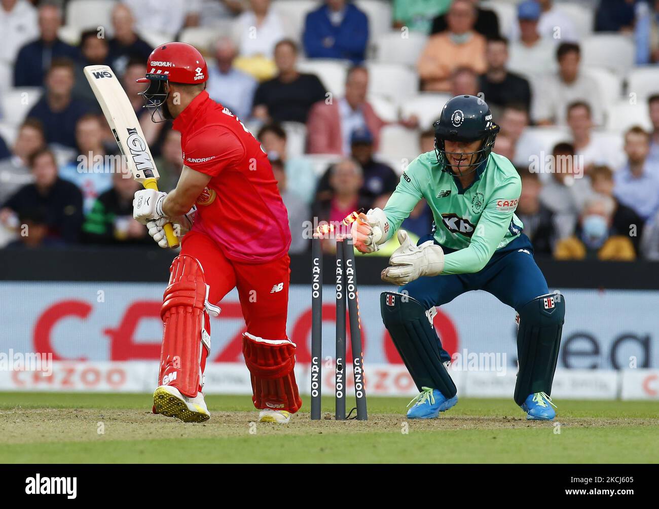 Ben Duckett of Welsh Fire Men during The Hundred between Oval ...