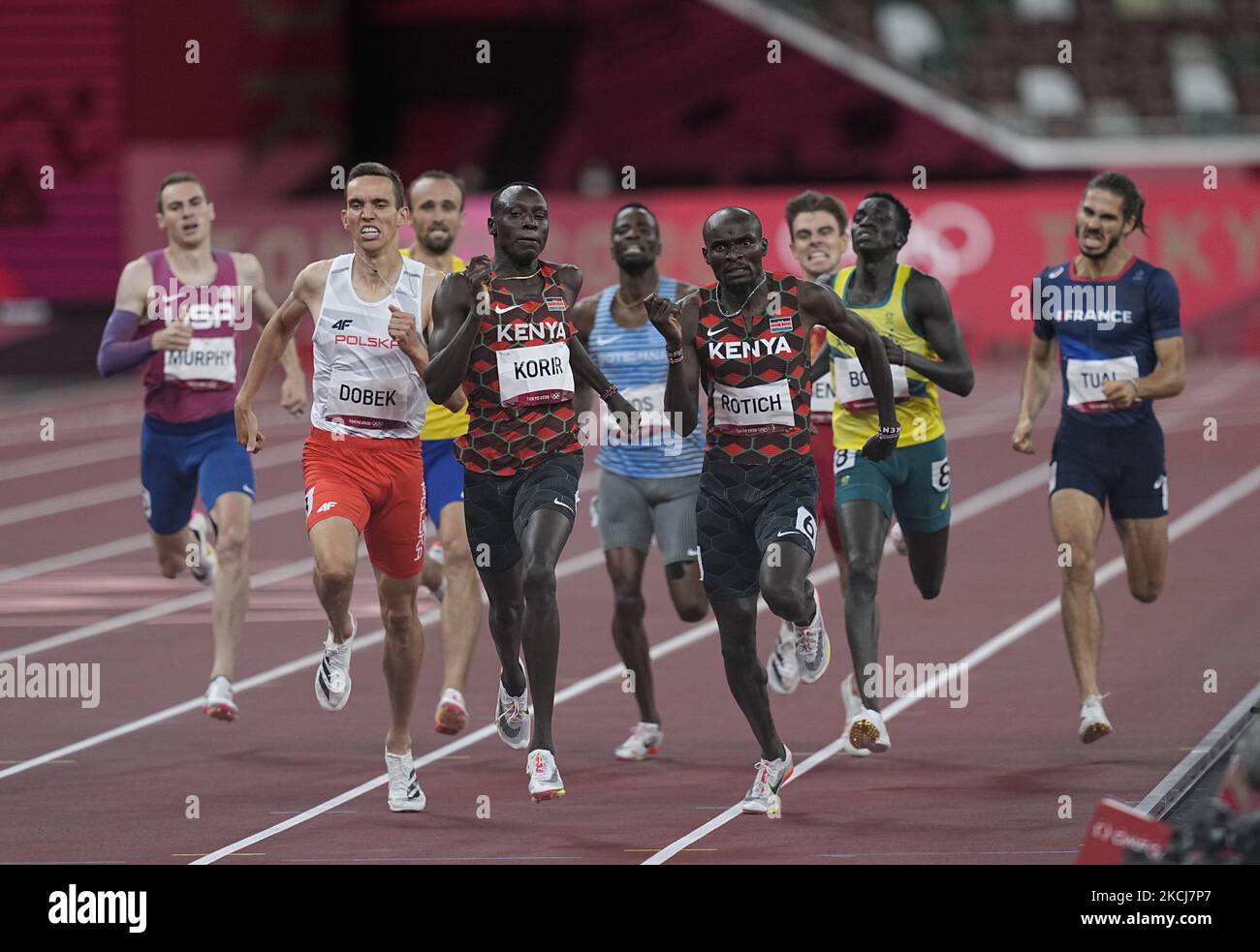 Emmanuel Kipkurui Korir wins gold in front of Ferguson Cheruiyot Rotich ...