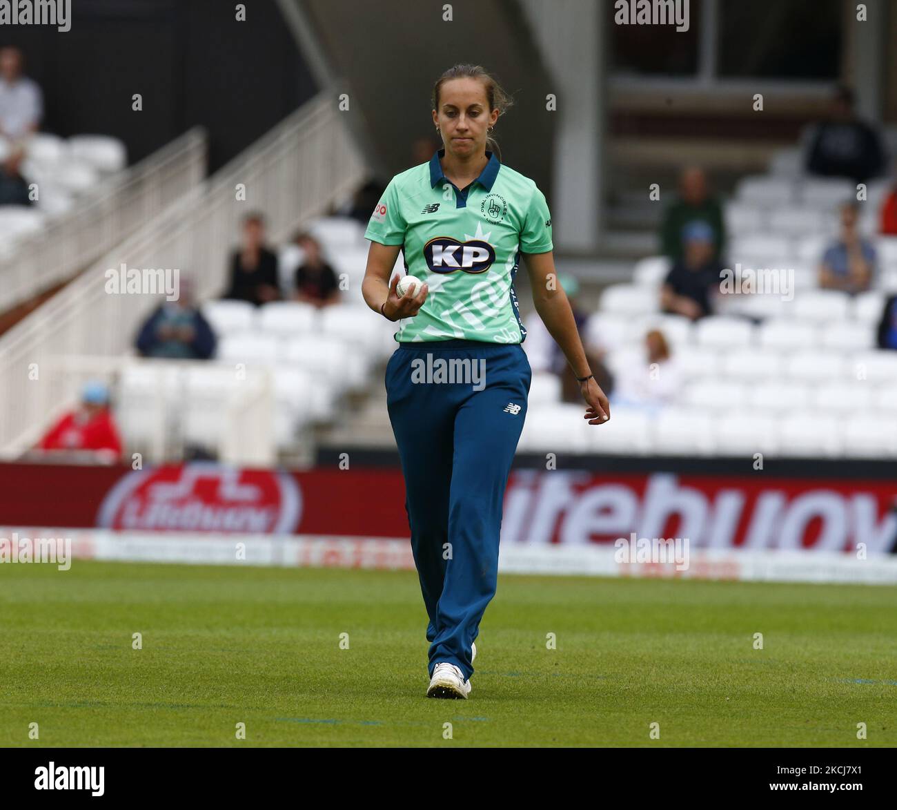 Tash Farrant of Oval Invincibles Women during The Hundred between Oval ...