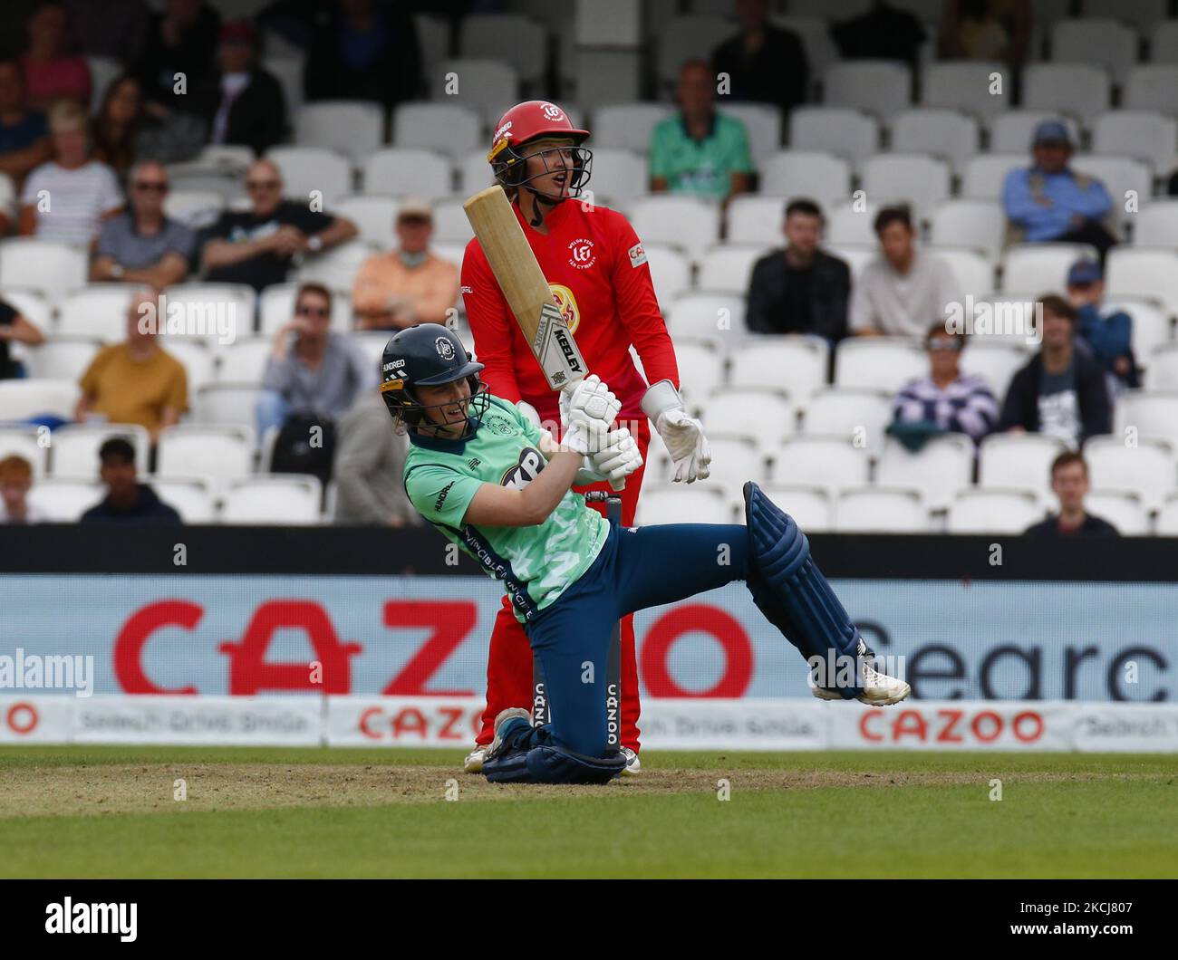 Mady Villiers of Oval Invincibles Women during The Hundred between Oval ...