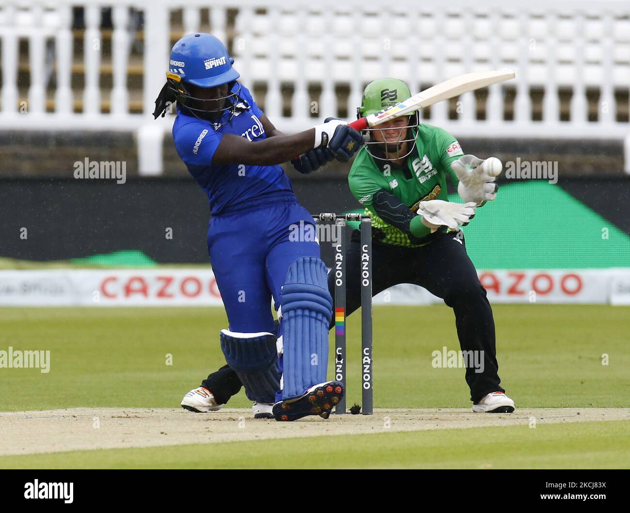 Deandra Dottin of London Spirit Women during The Hundred between London ...