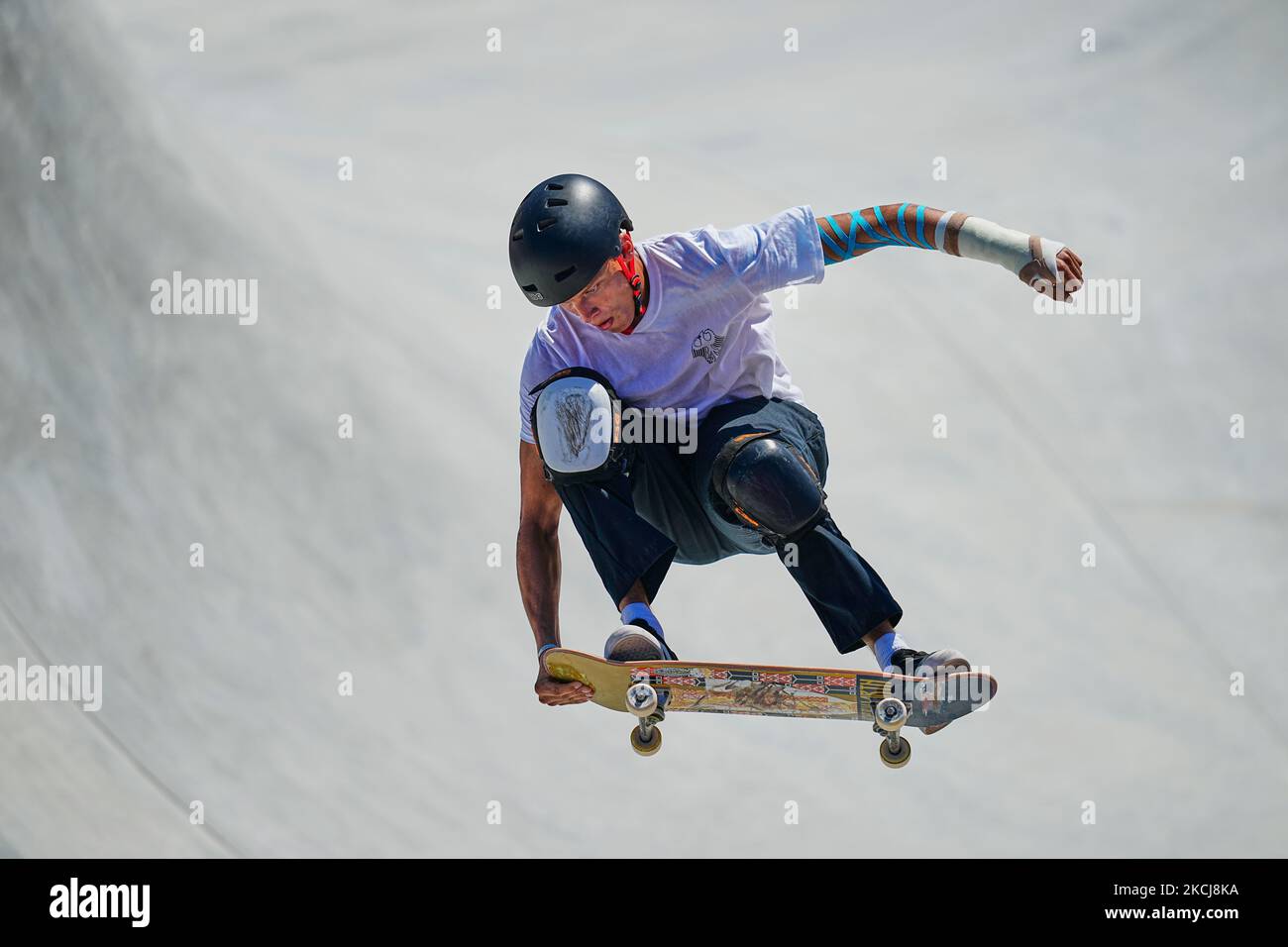 Tyler Edtmayer during mens park skateboard at the Olympics at Ariake ...