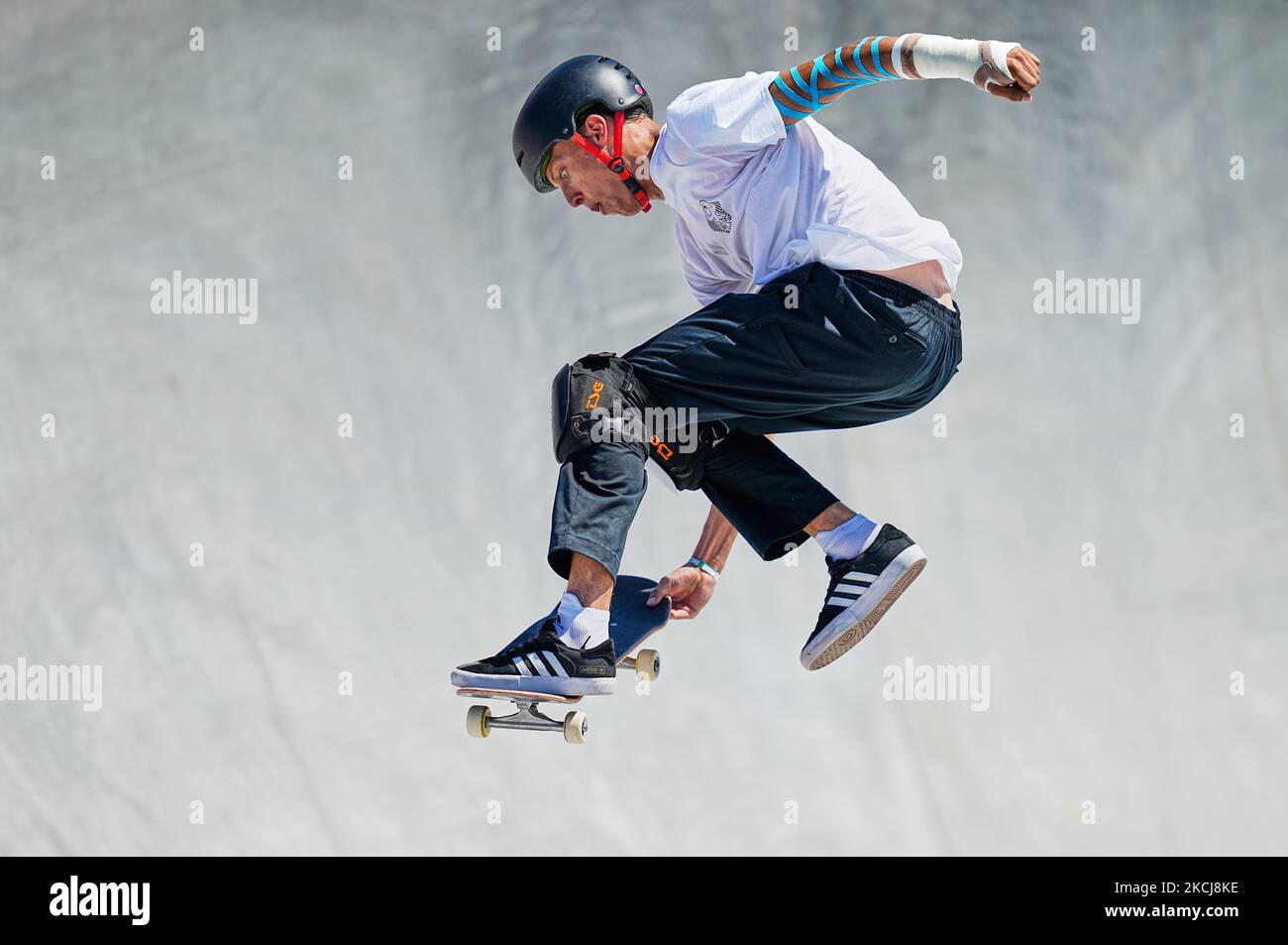 Tyler Edtmayer during mens park skateboard at the Olympics at Ariake ...