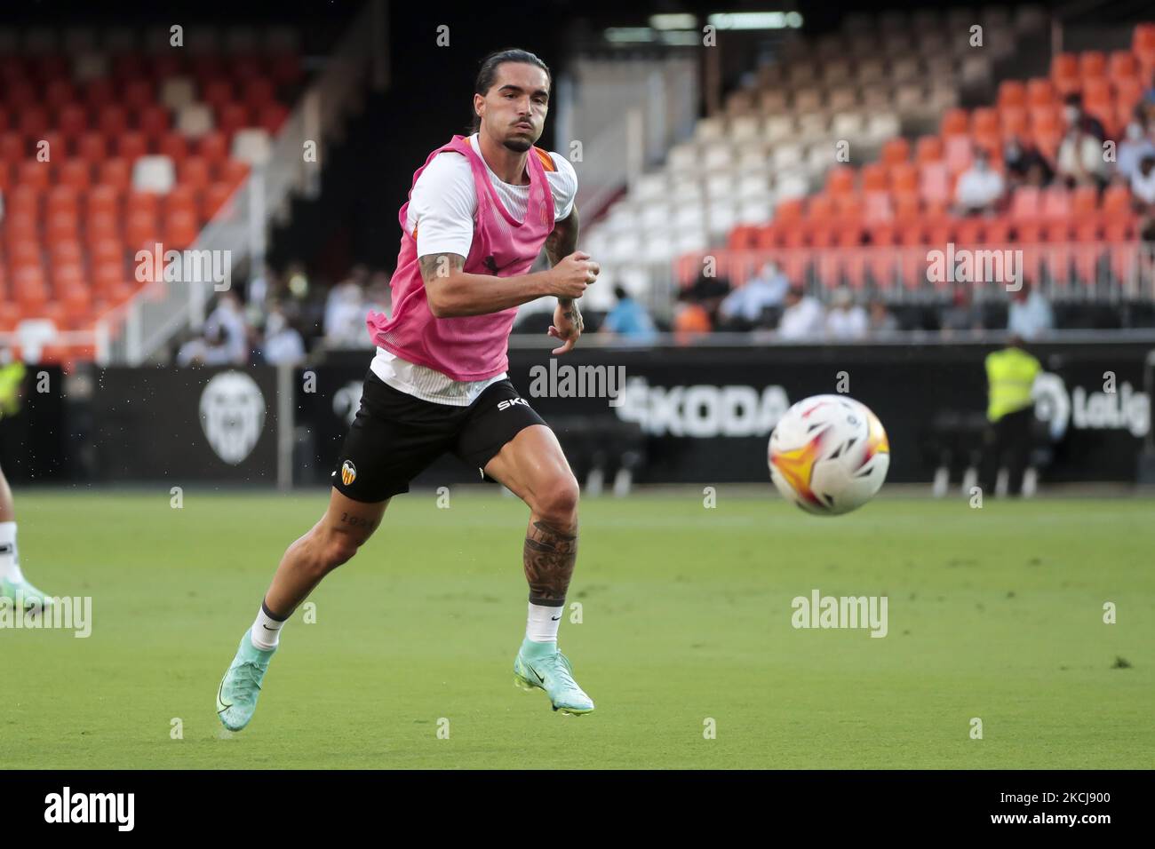 David Remeseiro Salgueiro 'Jason' of Valencia CF during " Taronja ...