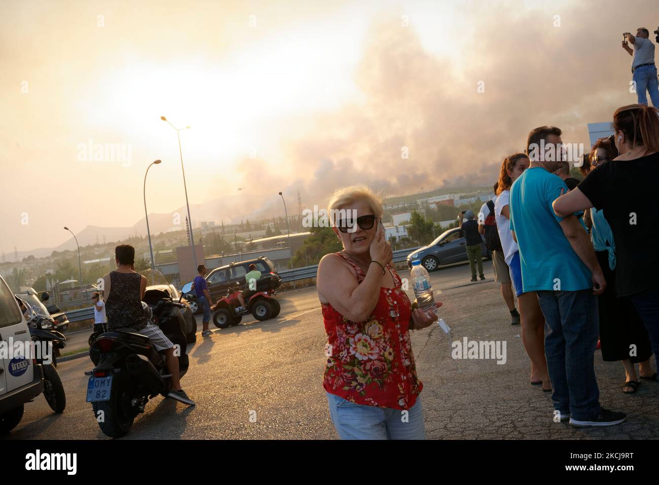 Residential areas in Athens northern suburbs were evacuated after ...