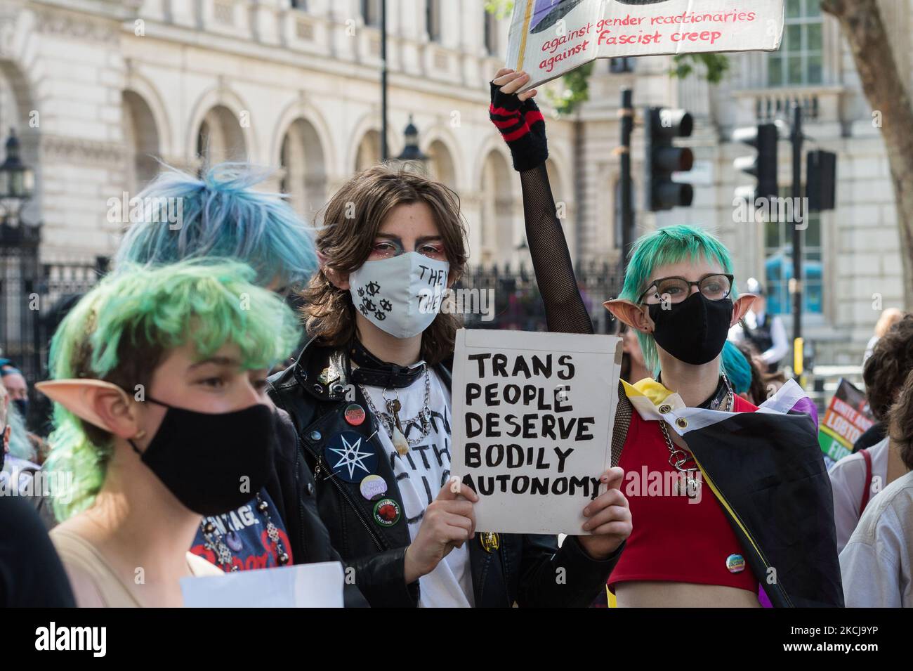 LONDON, UNITED KINGDOM - AUGUST 06, 2021: Transgender people and their ...