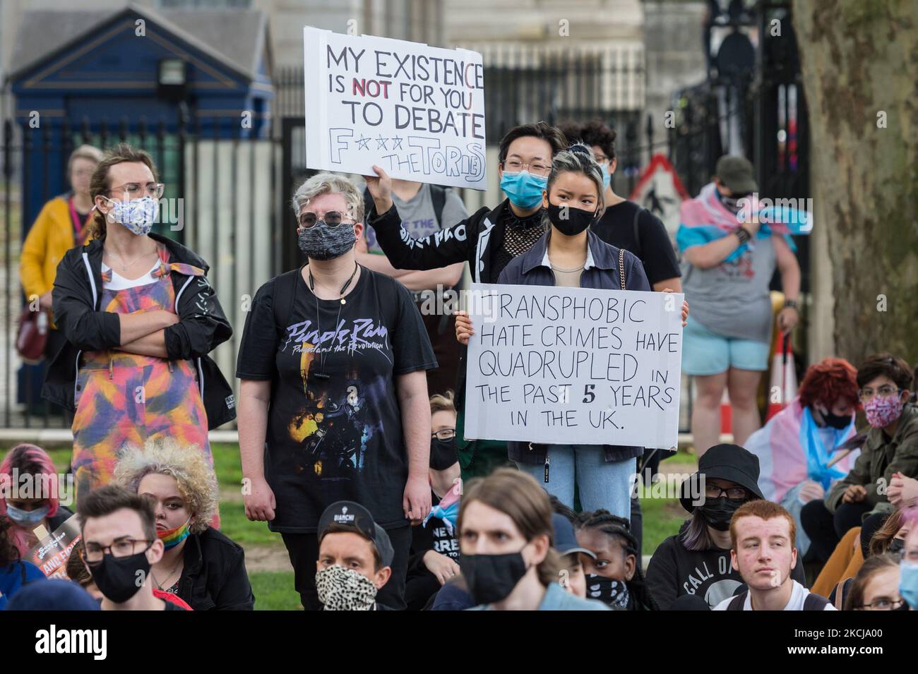 LONDON, UNITED KINGDOM - AUGUST 06, 2021: Transgender people and their ...