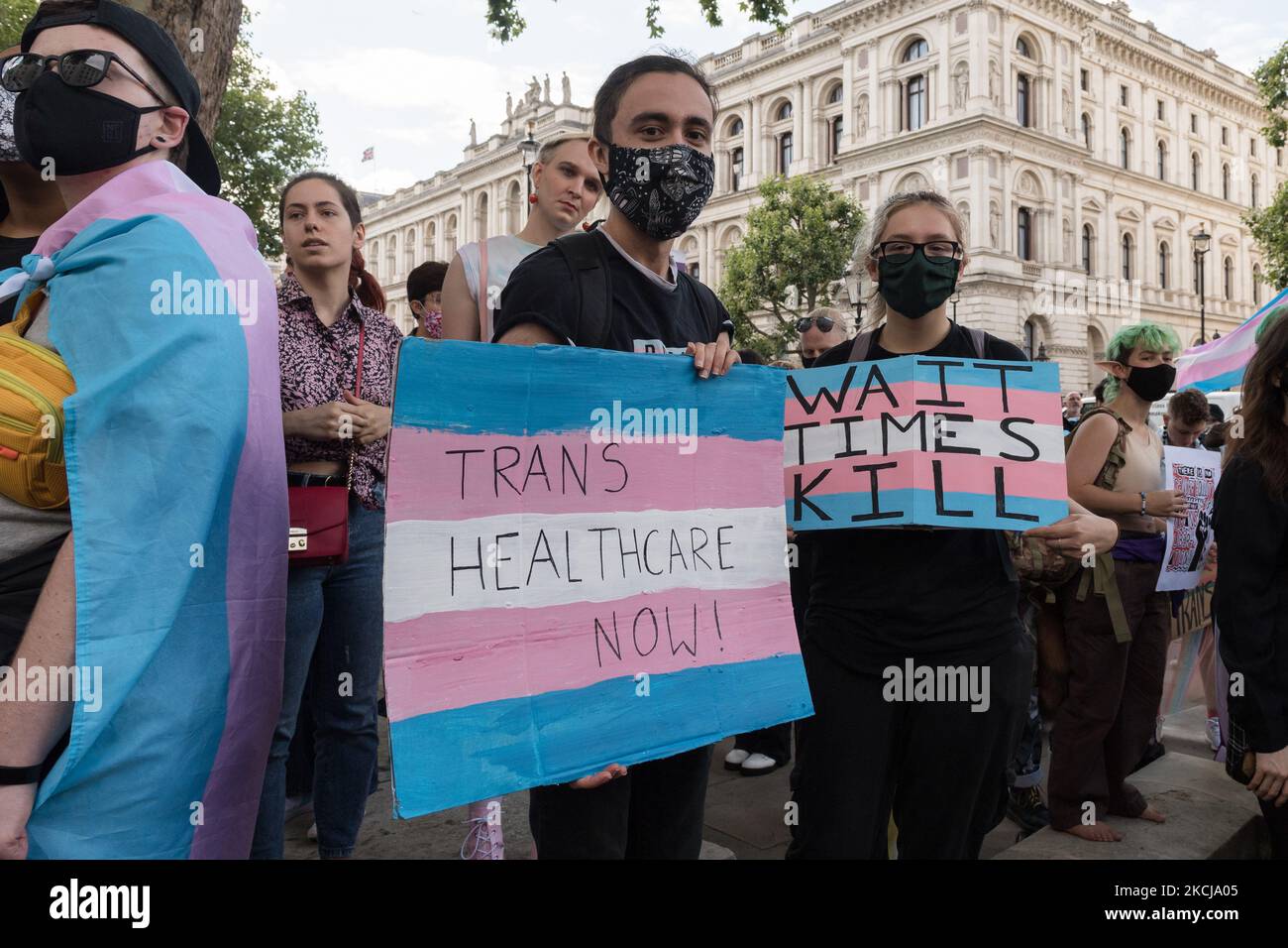 LONDON, UNITED KINGDOM - AUGUST 06, 2021: Transgender people and their ...