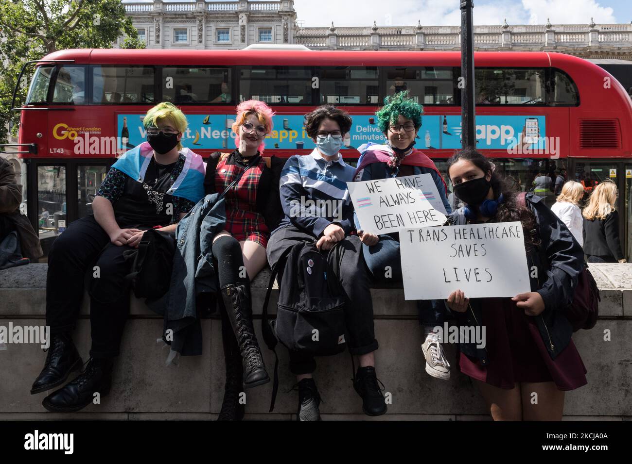 LONDON, UNITED KINGDOM - AUGUST 06, 2021: Transgender people and their ...