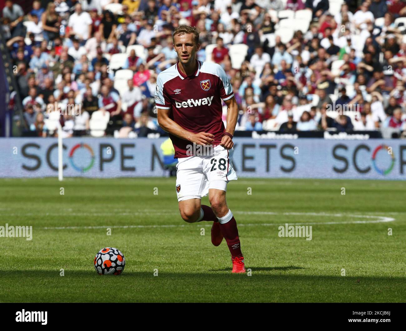 West Ham United's Tomas Soucek during Betway Cup between West Ham ...
