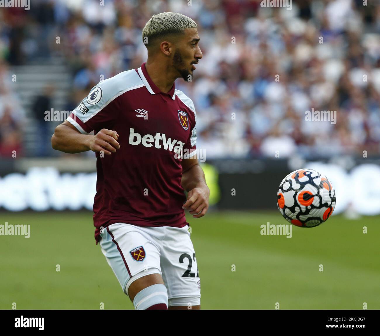 West Ham United's Said Benrahma during Betway Cup between West Ham ...