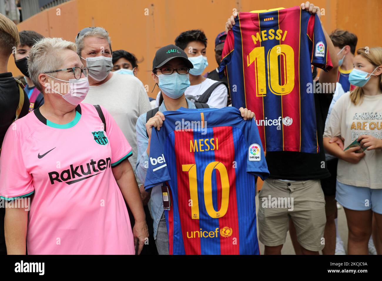 Leo messi farewell hi-res stock photography and images - Alamy