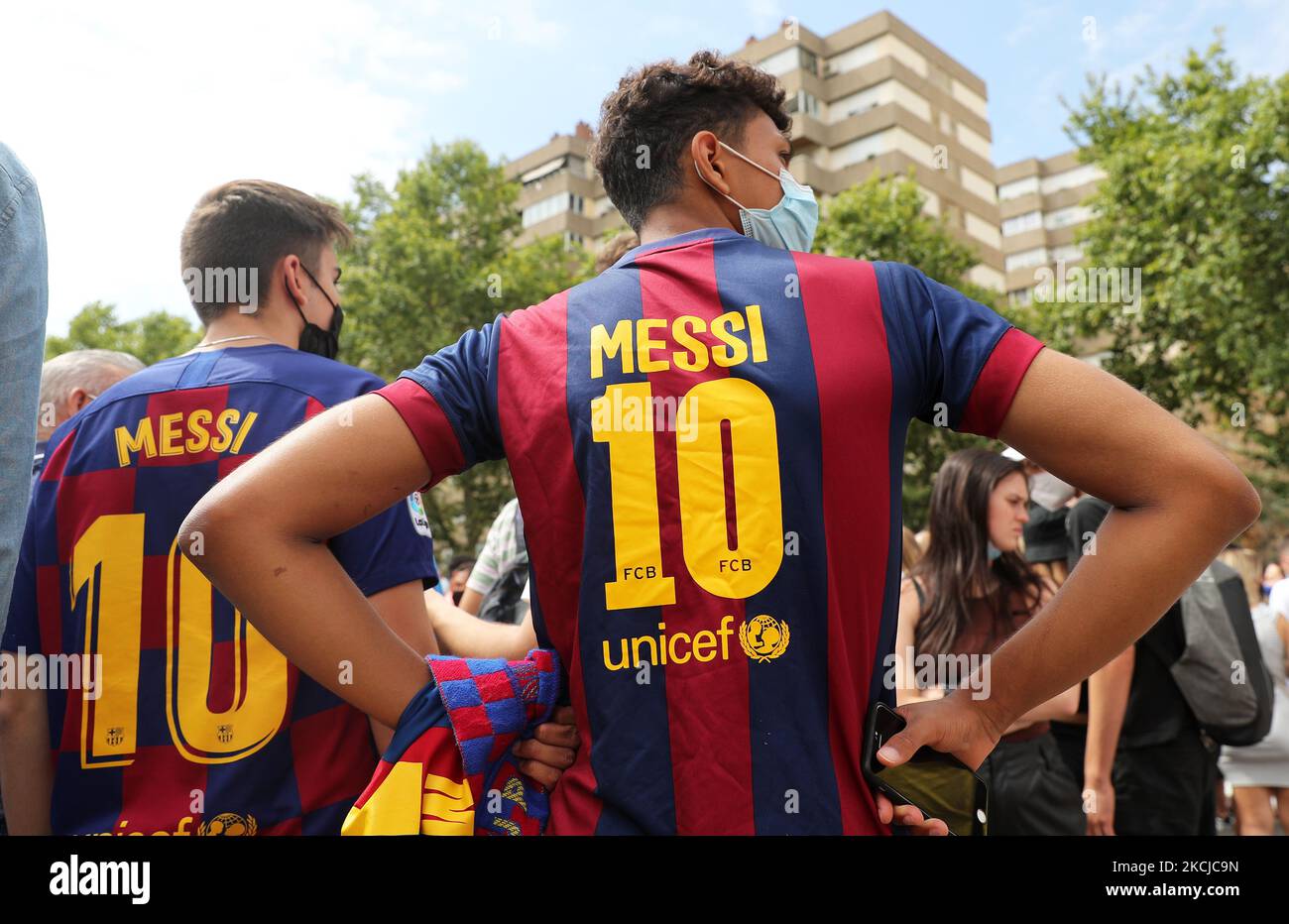 Leo messi farewell hi-res stock photography and images - Alamy