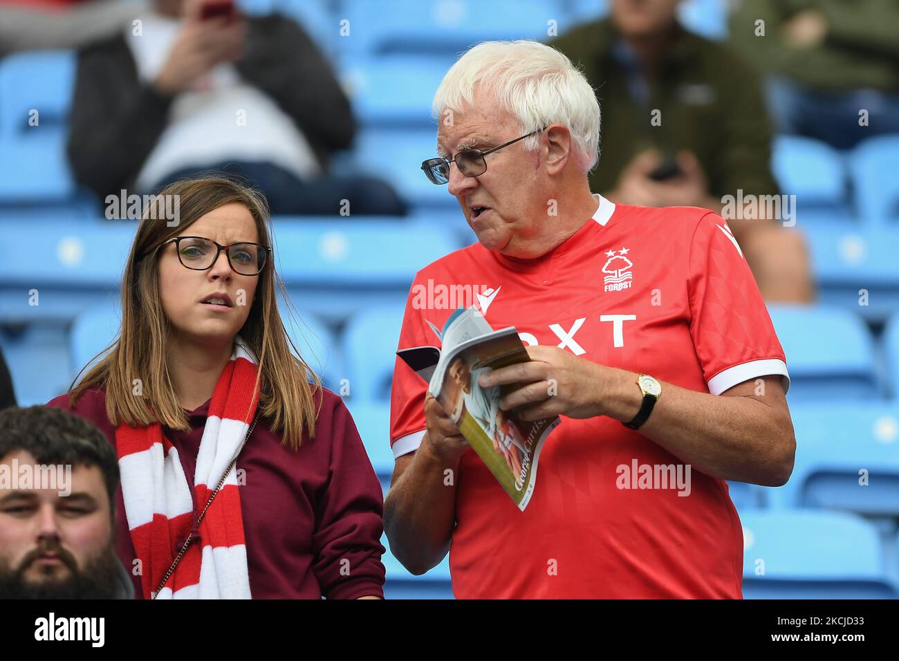 Nottingham Forest supporters ahead of kick-off during the Sky Bet ...