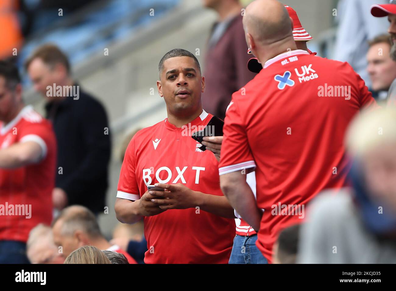 Nottingham Forest supporters ahead of kick-off during the Sky Bet ...