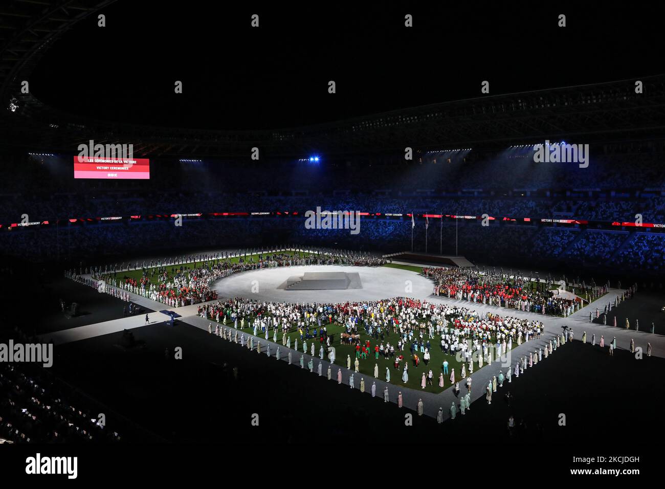 The show at closing ceremony Tokyo Olympic Games 2020 in the Olympic ...