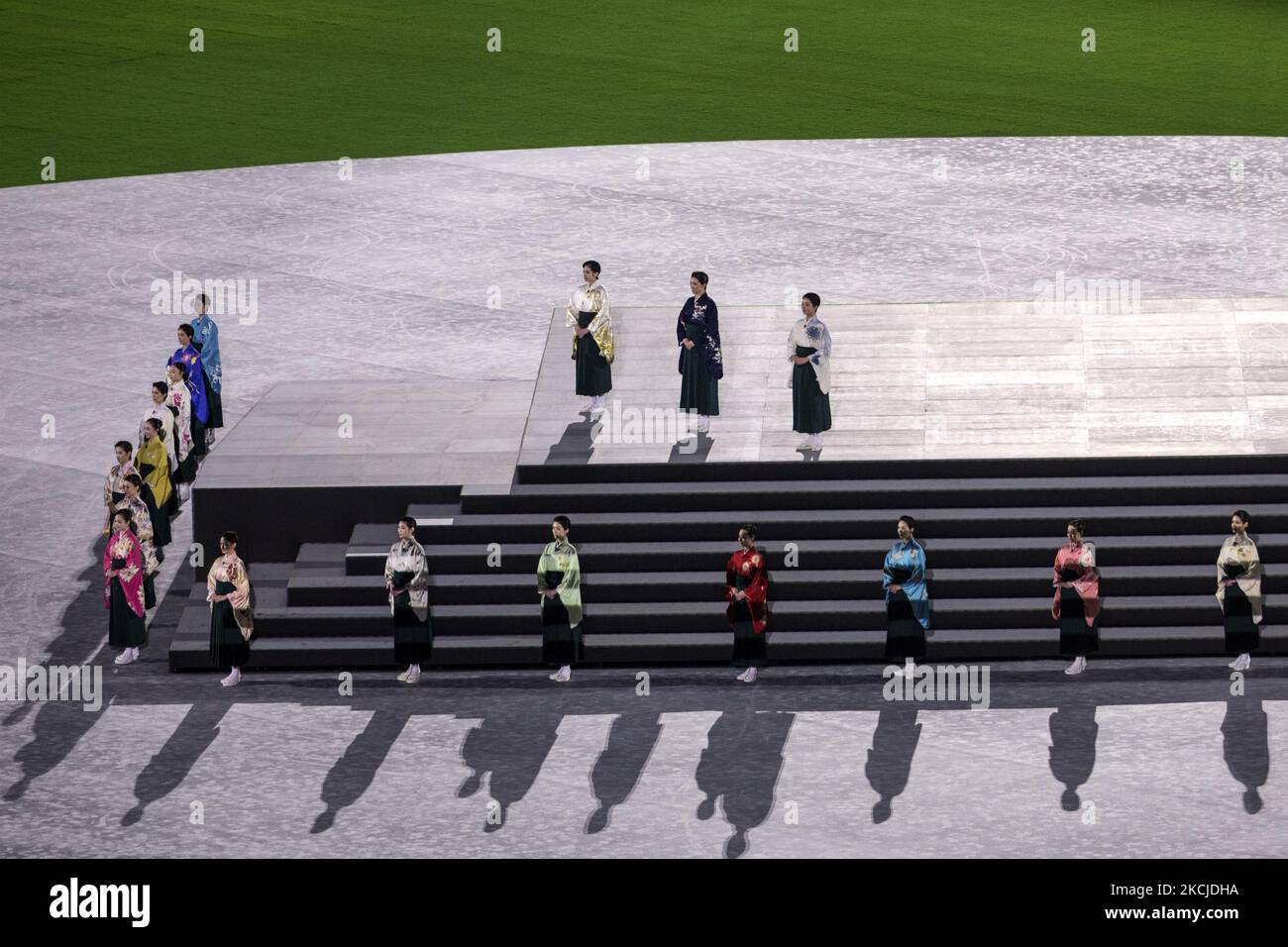 The show at closing ceremony Tokyo Olympic Games 2020 in the Olympic ...