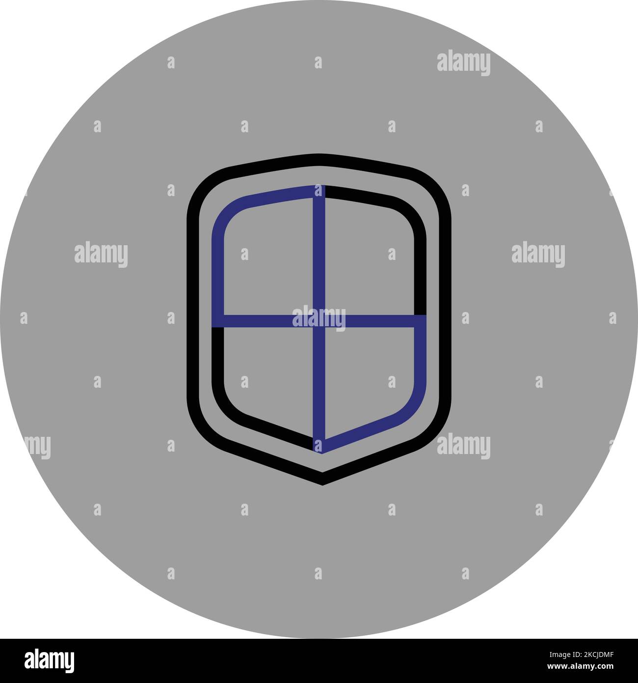 Bell Icon Black and Blue Icon Vector Icon Gray Background Icon Android ...