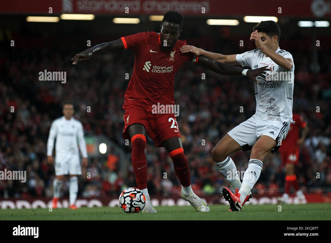 Divock Origi of Liverpool in action during the pre-season friendly ...