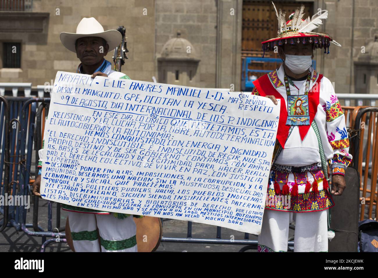Members of various indigenous and Afro-Mexican people residing in ...