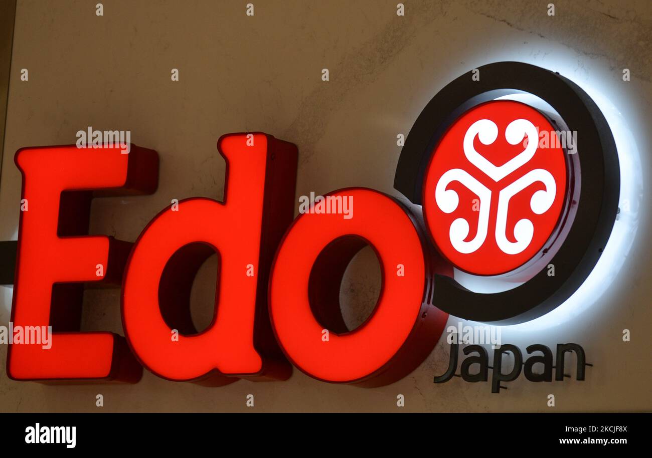Logo of Edo Japan, a Canadian fast food restaurant chain specializing ...