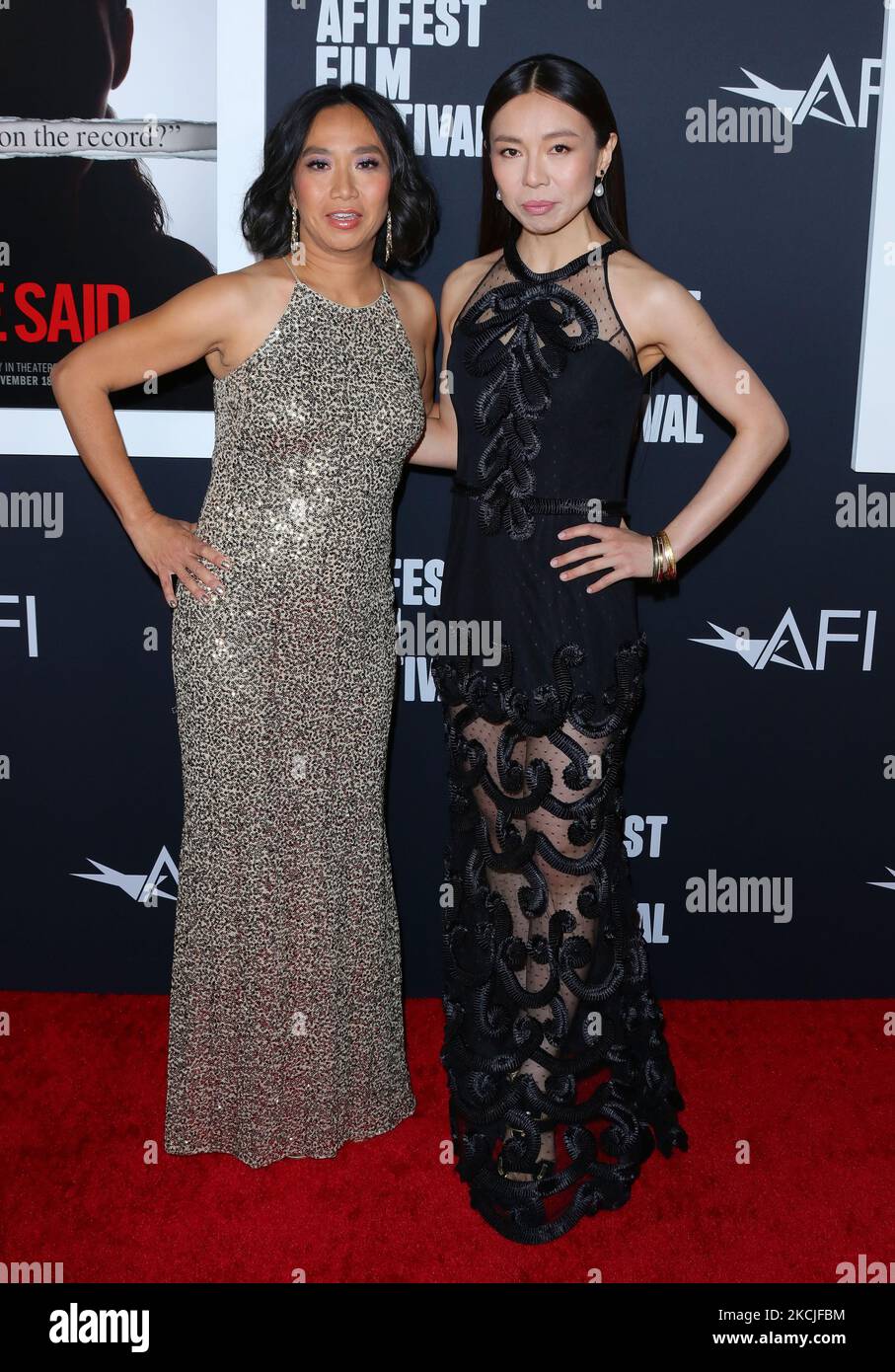 Angela Yeoh, Rowena Chiu arrives at The AFI FEST Red Carpet Premiere ...