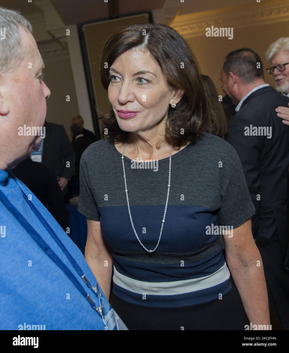 Kathy Hochul at Association Of Counties in Albany NY, US, on 27 January ...