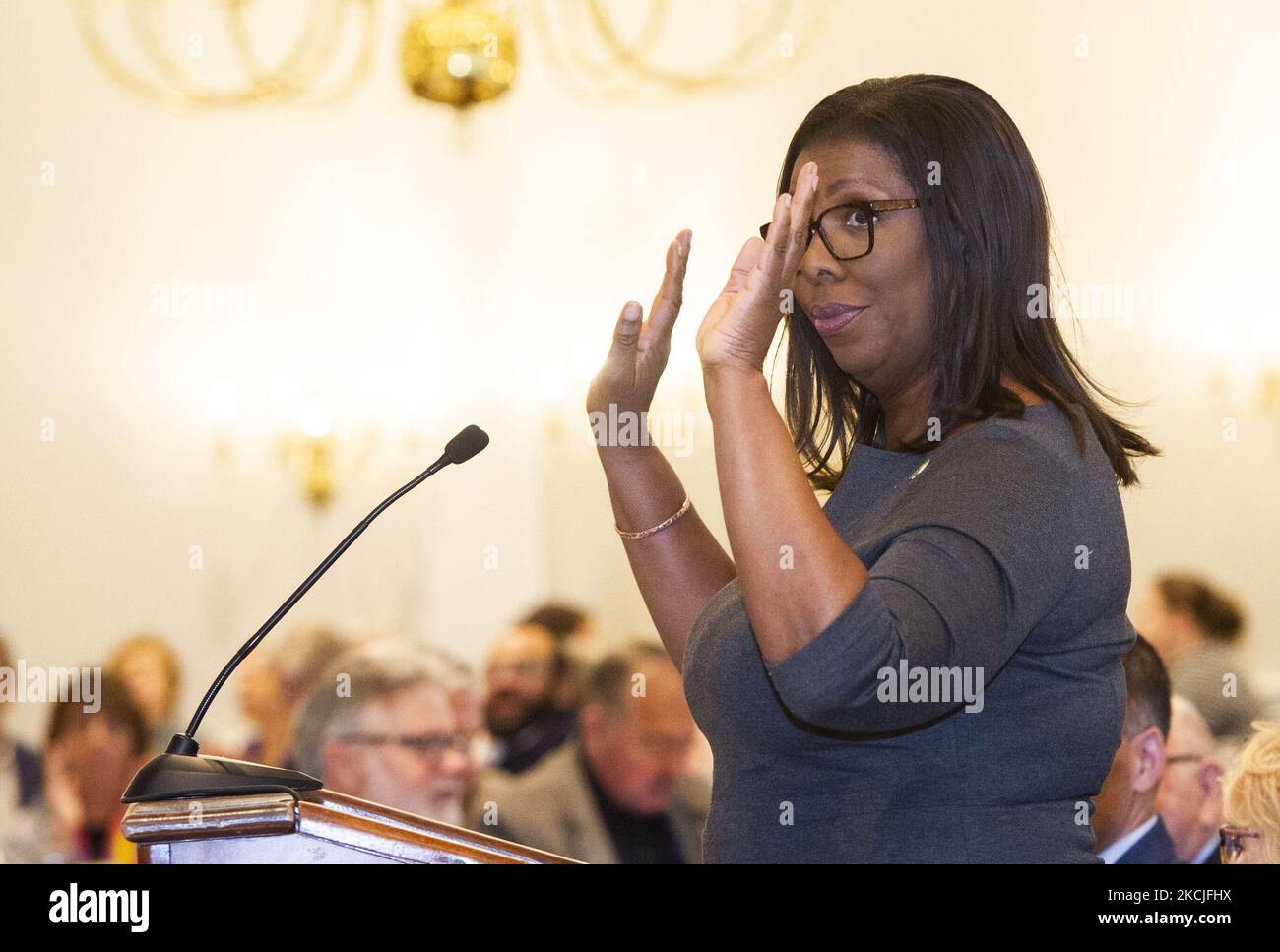 New york attorney general letitia ann hi-res stock photography and ...