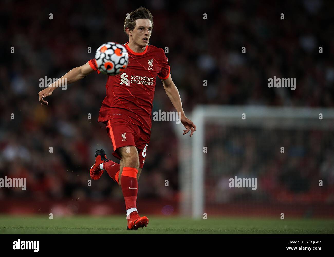 Clarkson of Liverpool in action during the pre-season friendly match ...