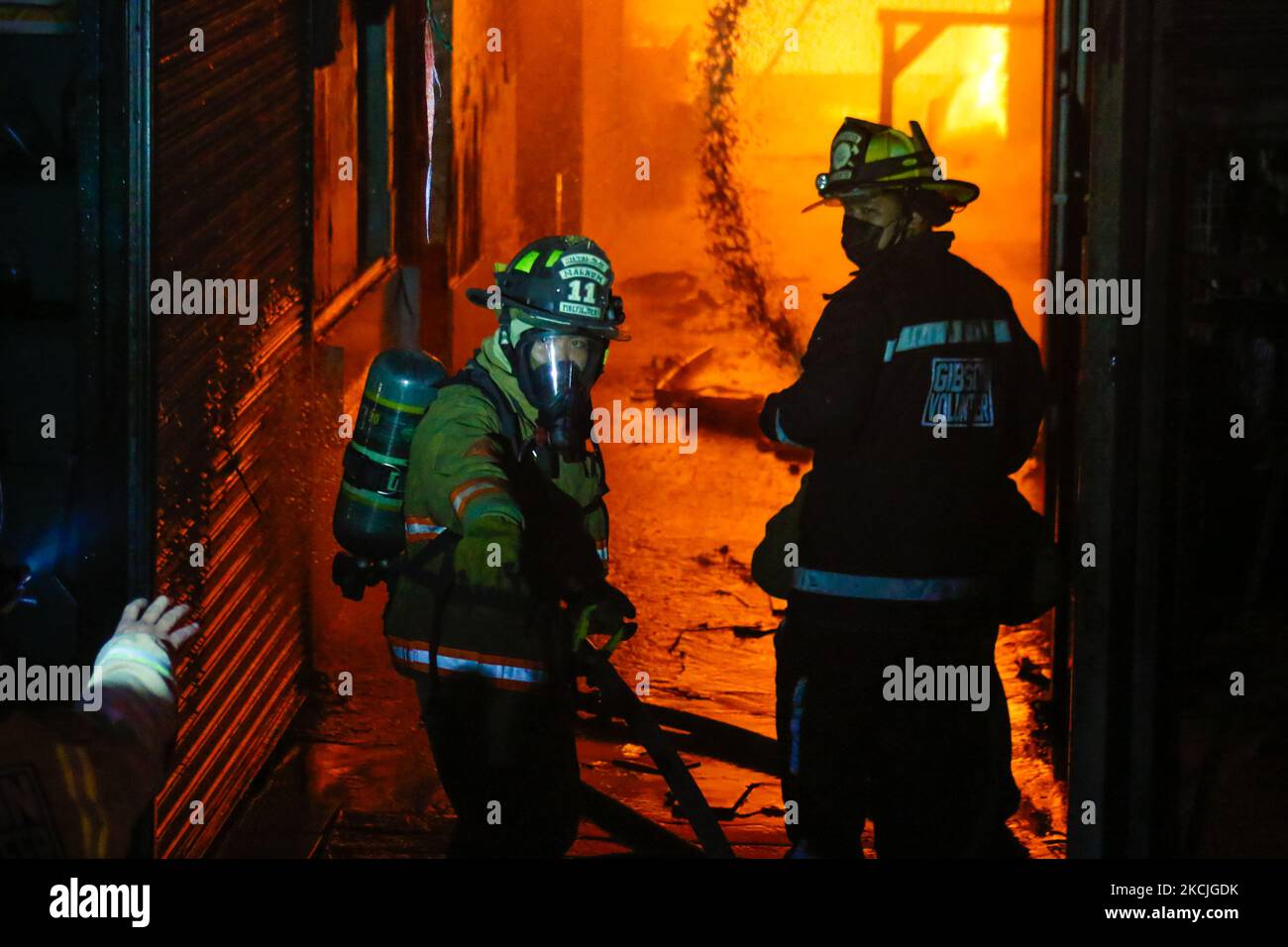 Fire volunteers responded on a 3rd alarm fire hits in public market of ...