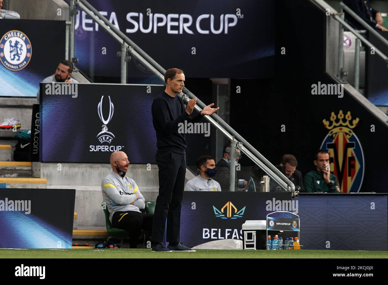 Thomas Tuchel head coach of Chelsea during the UEFA Super Cup Final ...