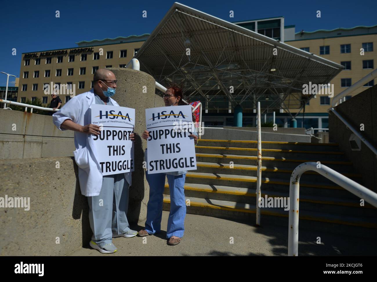 Nurses and their supporters protest low staffing and government cuts ...
