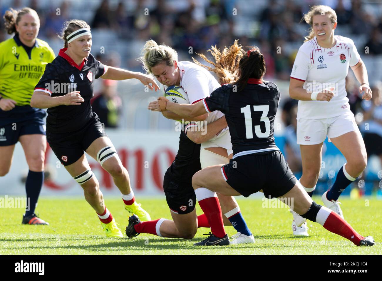 England's Marlie Packer during the Women's Rugby World Cup semi-final ...