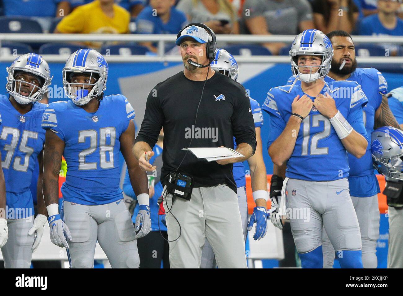 Dan campbell nfl hi-res stock photography and images - Alamy