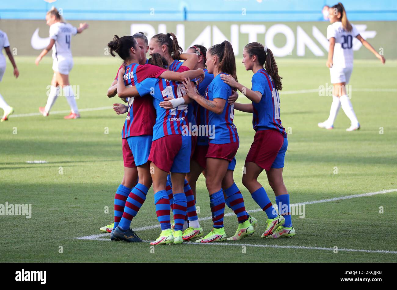 Claudia pina goal celebration hi-res stock photography and images - Alamy