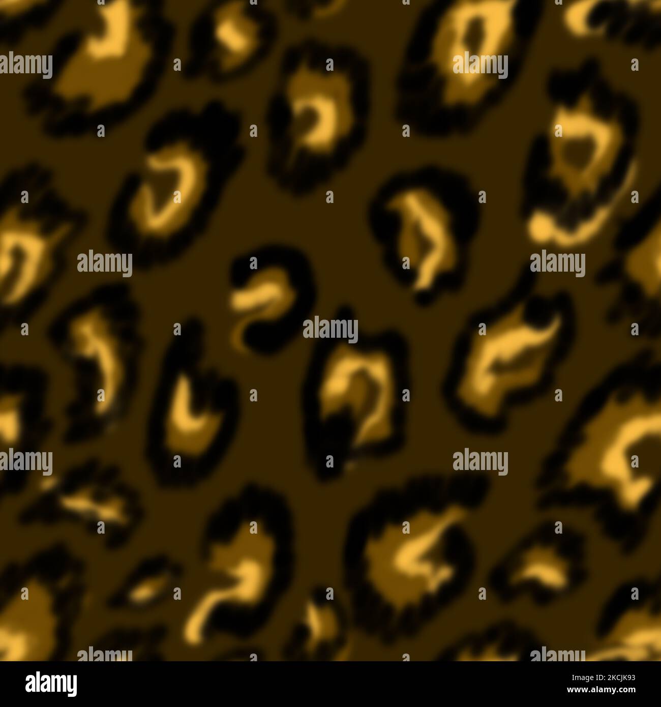 Leopard seamless pattern. Hand drawn cheetah and wild cat skin surface ...