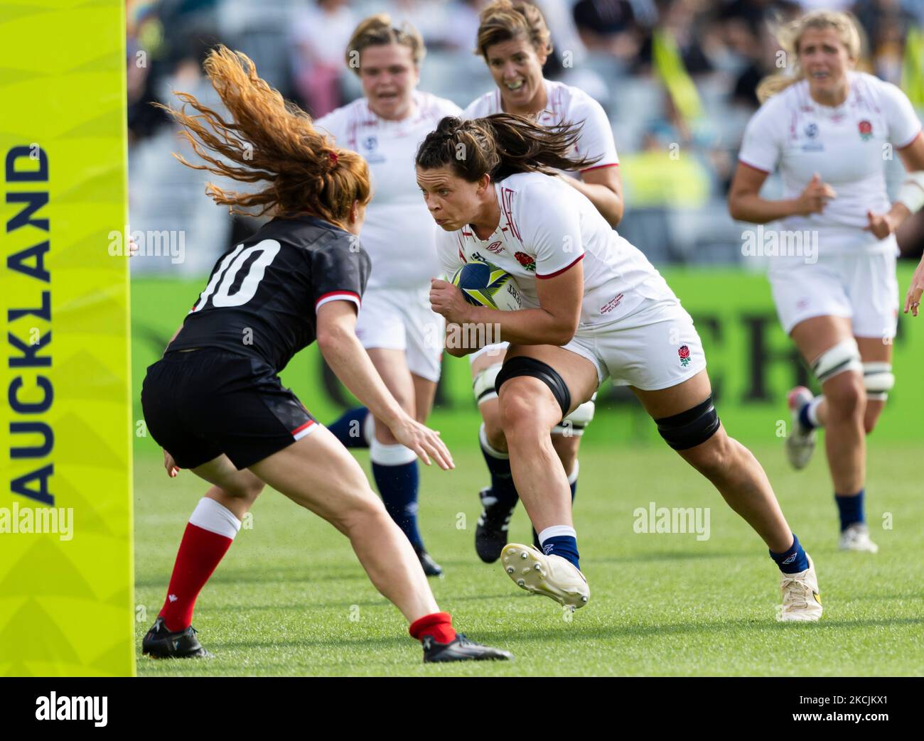 England's Abbie Ward during the Women's Rugby World Cup semi-final ...