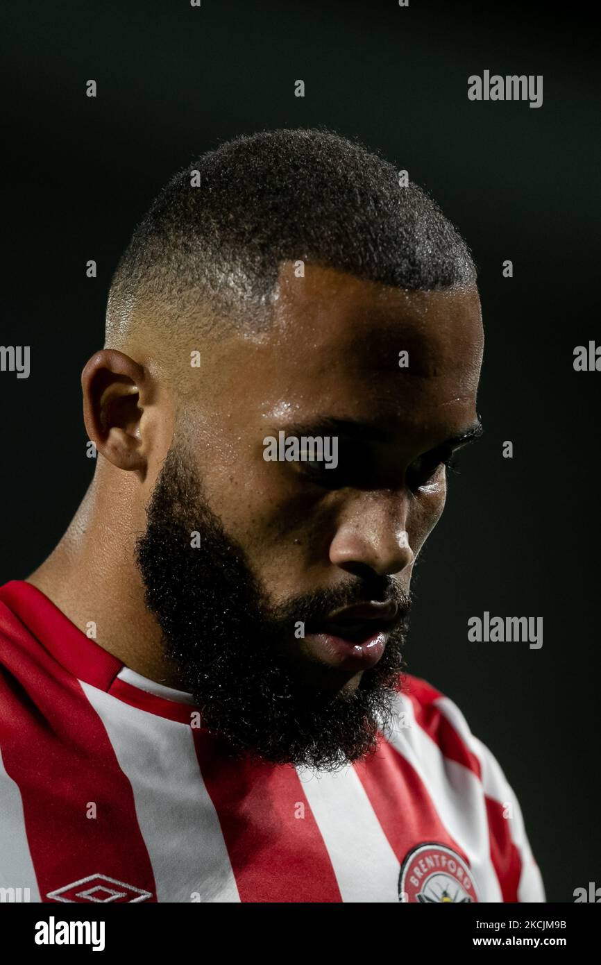 Bryan Mbeumo of Brentford during the Premier League match between ...