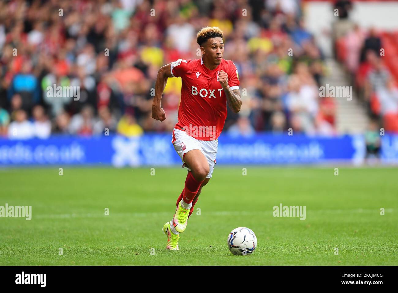 Jordan Gabriel of Nottingham Forest in action during the Sky Bet ...