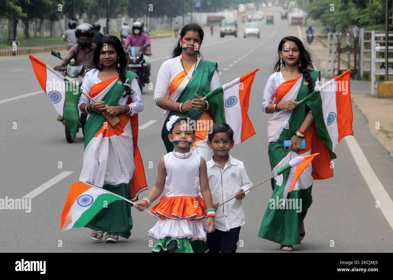 Tricolor deigned dresses hi-res stock photography and images - Alamy