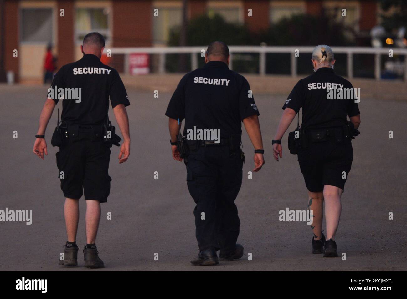 Three security agents hi-res stock photography and images - Alamy