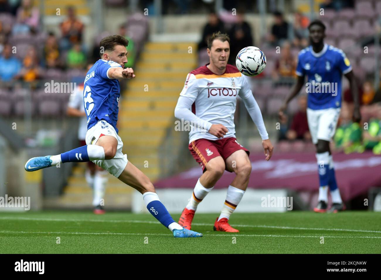 Oldham Athletic's Callum Whelan shoots during the Sky Bet League 2 ...