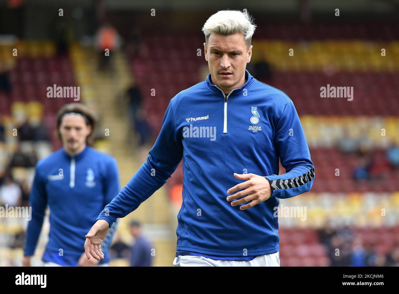 Oldham Athletic's Jamie Hopcutt during the Sky Bet League 2 match ...