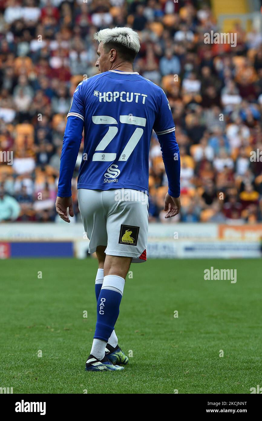 Oldham Athletic's Jamie Hopcutt during the Sky Bet League 2 match ...
