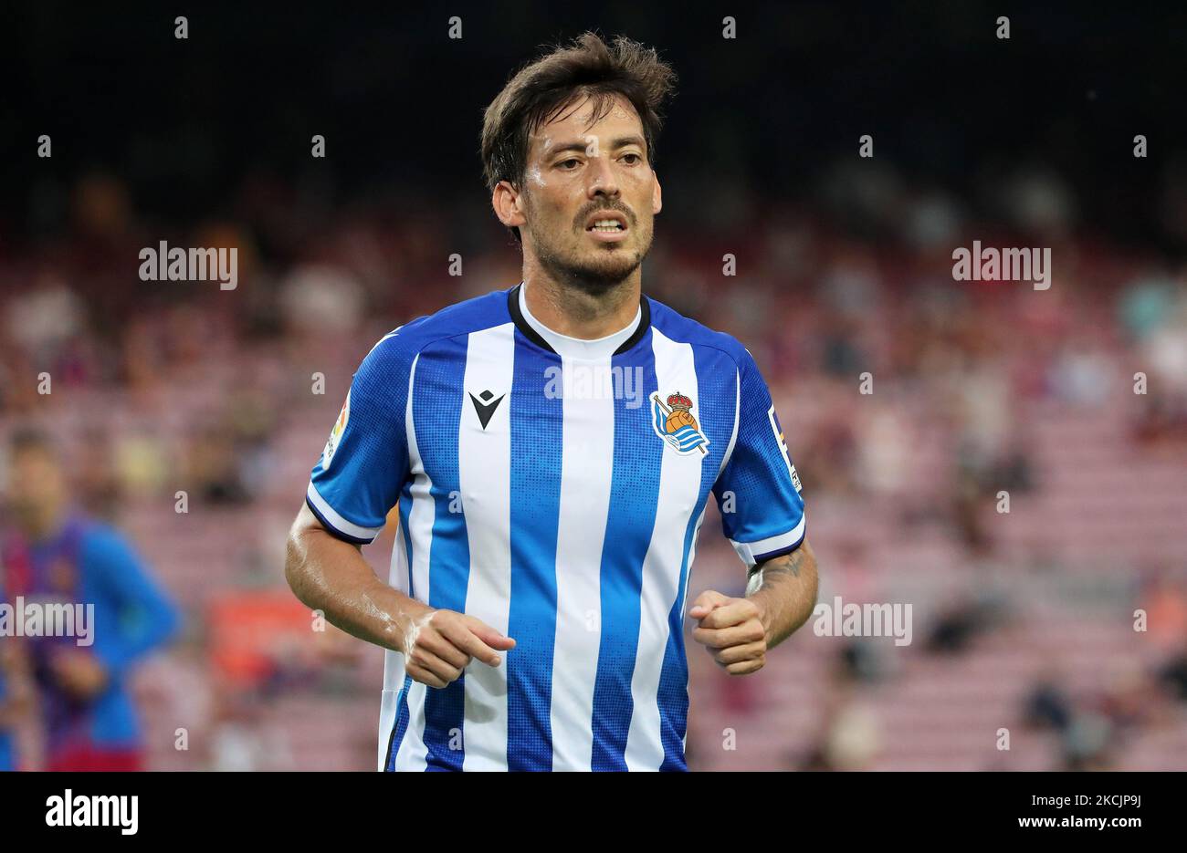 David Silva during the match between FC Barcelona and Real Sociedad de ...