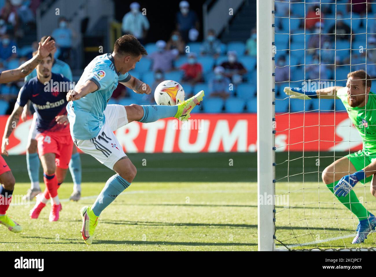 Franco Cervi of Celta de Vigo during the La Liga Santander match ...