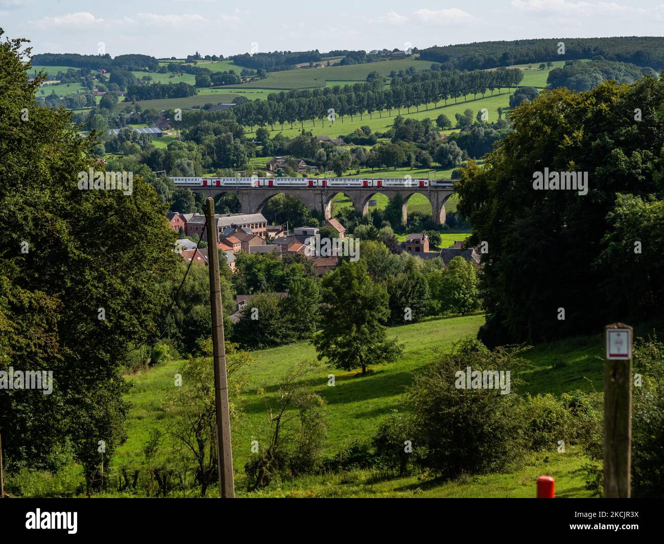 A view from the top of the Kattenroth mountain, during the new route ...