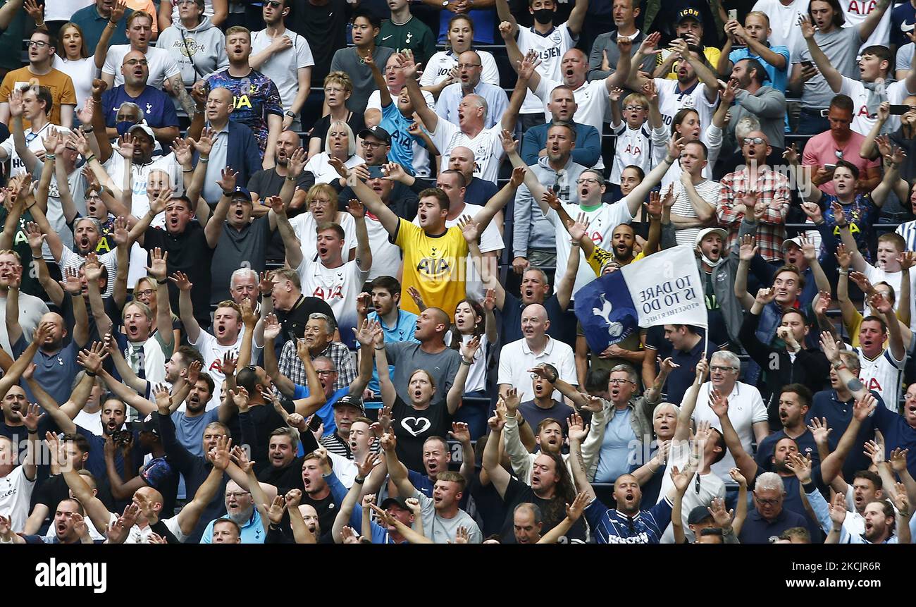 Tottenham Hotspur Fans during Premier League between Tottenham Hotspur ...