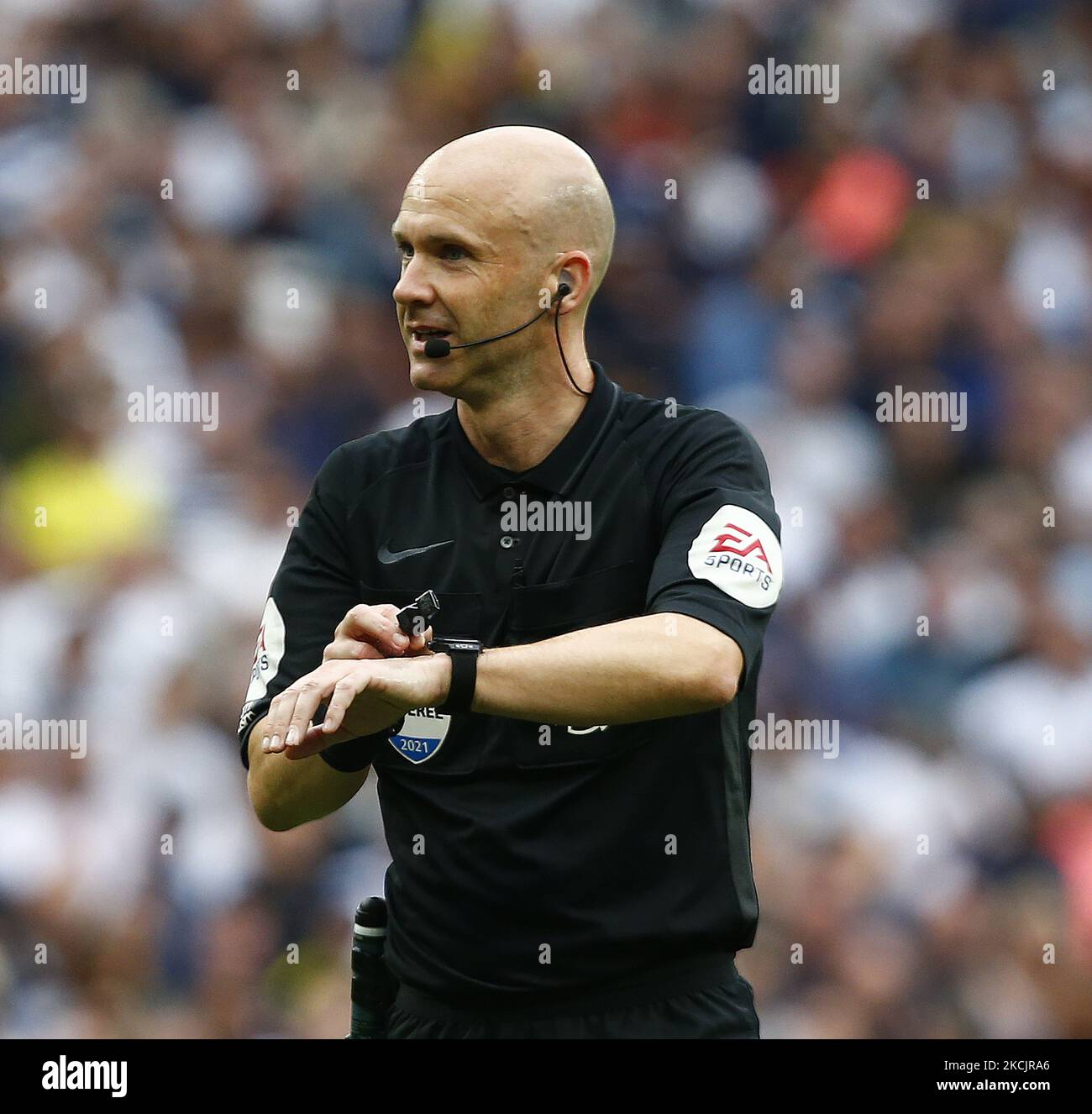 Referee Anthony Taylorduring Premier League between Tottenham Hotspur ...