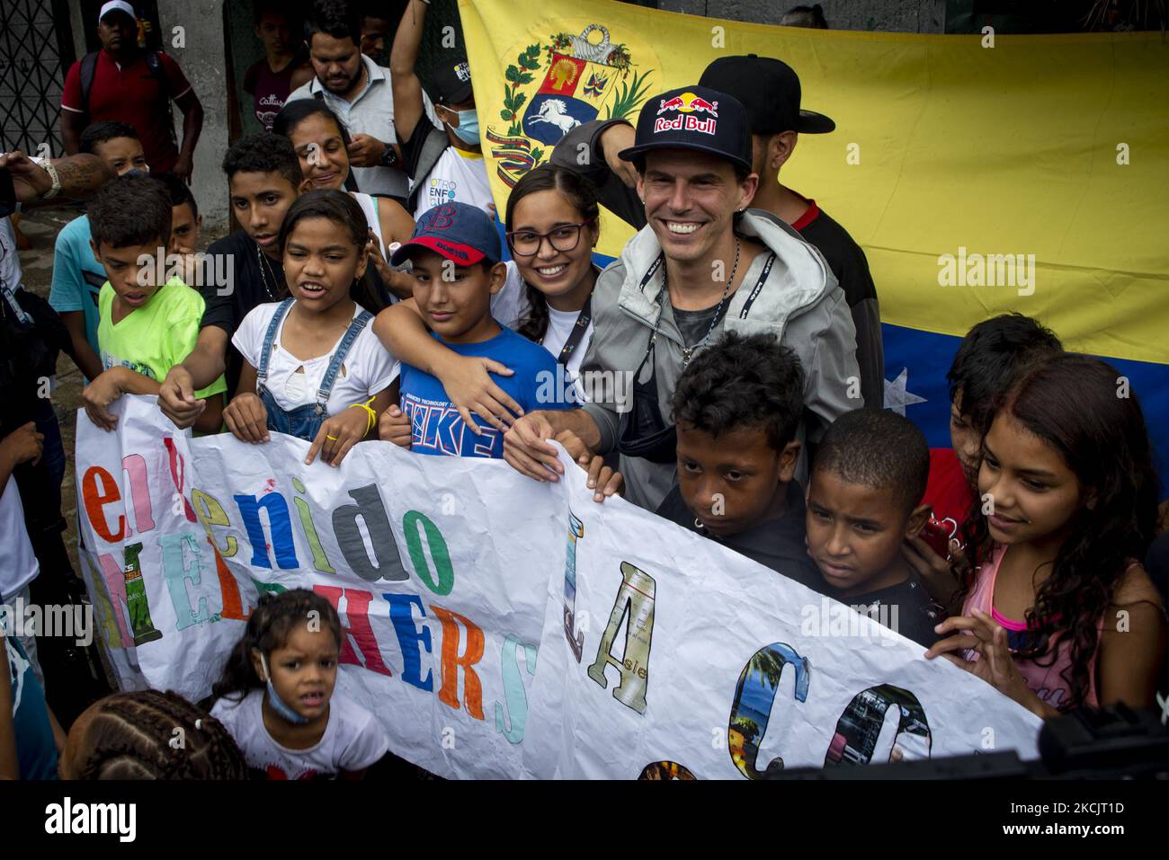 Venezuelan Olympic medalist Daniel Dhers in an exhibition at La Cota ...